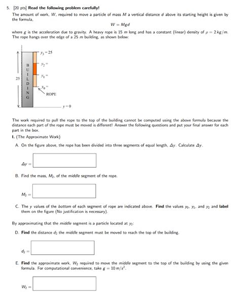 Solved 5 20 Pts Read The Following Problem Carefully The