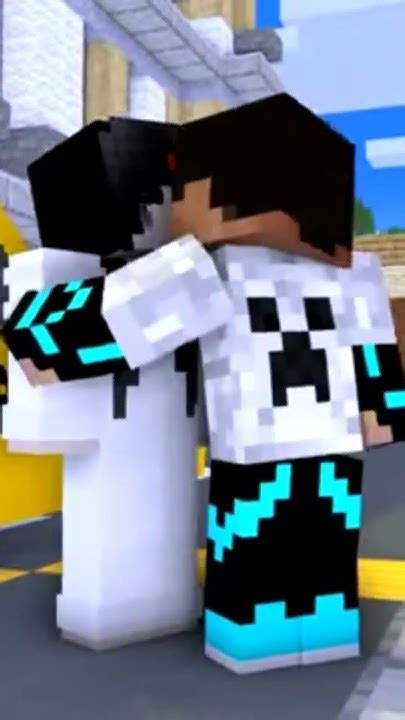 Herobrine Kiss Sadako Minecraft Animation Herobrine Shorts