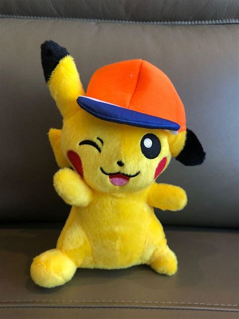 Pikachu Winking With Hat Hobbies And Toys Toys And Games On Carousell