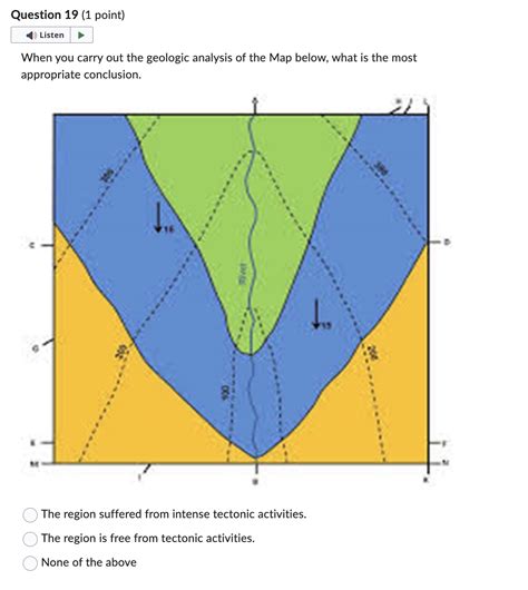 Solved When You Carry Out The Geologic Analysis Of The Map Solved When You Carry Out The Geologic Analysis Of The Map