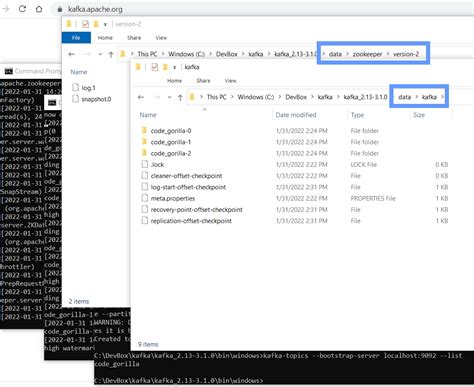 Code Gorilla Kafka Windows Development Environment