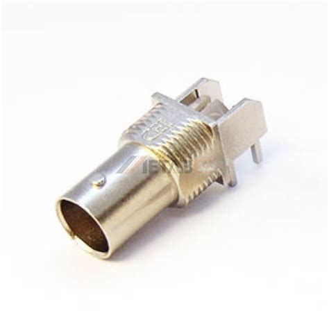 Right Angle Bulkhead Bnc Jack Connector For Pcb Metabeeai