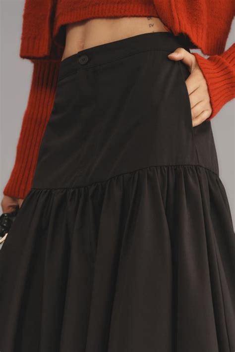 EsthÉ 벌룬 미디 스커트 앤트로폴로지 한국 공식 스토어 유니크한 여성 패션 및 라이프스타일 편집샵 200개이상의 프리미엄 브랜드 여성 의류 액세서리 홈