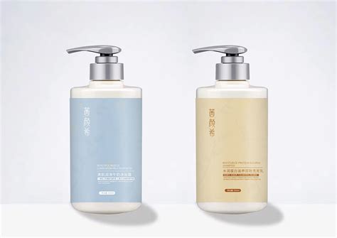 洗发水沐浴露包装标签设计不瘦十斤不改名啊 站酷zcool