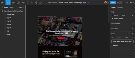 Abesh Sarkar On Linkedin Uiuxdesign Figmaexpert Netflixreplica