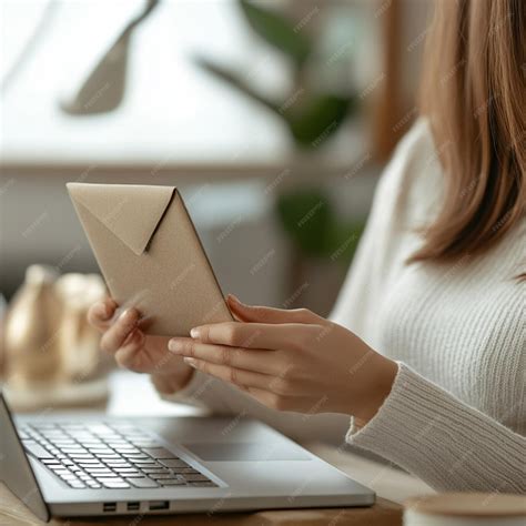 A Person Using Ab Testing To Optimize Email Subject Lines And Content Premium Ai Generated Image