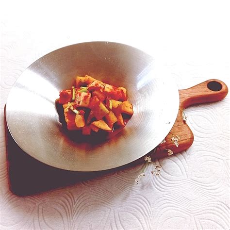 깍두기 설렁탕국밥집 담그는법 무요리 도시락밑반찬