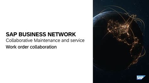 Work Order Collaboration With Sap Business Network