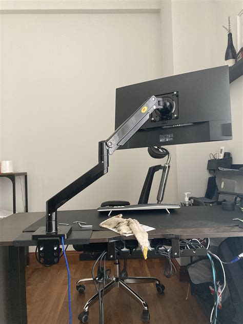 Unable To Adjust Height Of Monitor Arm Its Too High Please Help R Monitors