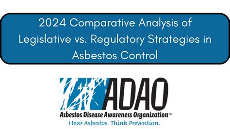 2024 Comparative Analysis Of Legislative Vs Regulatory Strategies In Asbestos Control Adao