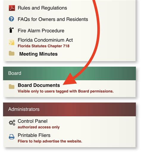 board folder condosites