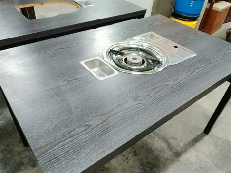 부탄가스용 로스타 불판식탁 4인용 렌지테이블 창원중고식당집기창원시 중고 업소용가구 네이버 블로그