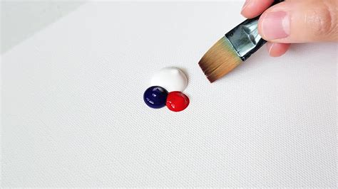 3가지 색으로 달밤 풍경 그리기 초보자를 위한 아크릴화 Youtube