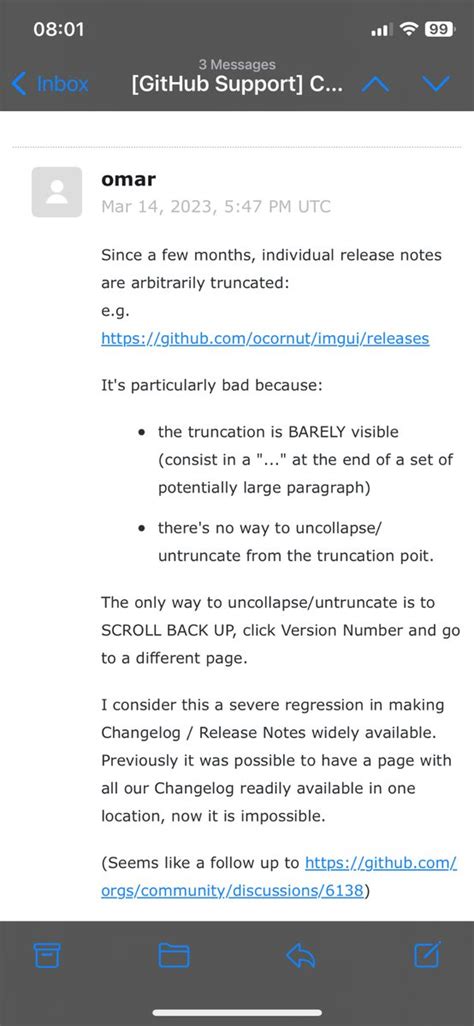 Omar On Twitter I Reported To Github That They Started Truncating