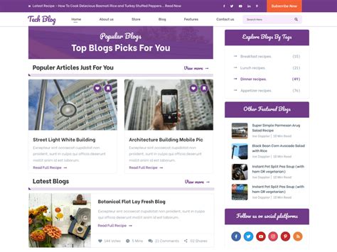 Smart Tech Blog Wordpress Theme