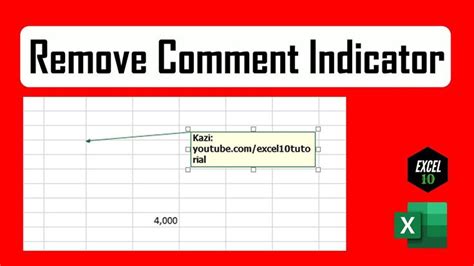 How To Remove Red Comment Indicator In Excel Excel Tutorials Excel Workbook