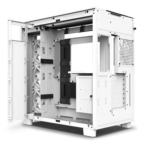 NZXT H9 Elite Blanco ATX Mid Tower Incluye 3 Ventiladores RGB Y 1