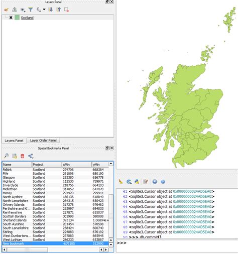 Pyqgis Creating Spatial Bookmarks From Existing Layer Using Qgis Geographic Information