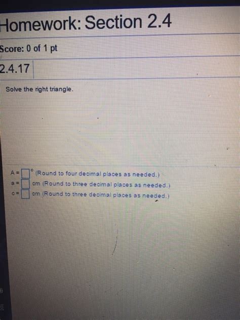 Solved Homework Section 2 4 Score 0 Of 1 Pt 2 4 17 Solve