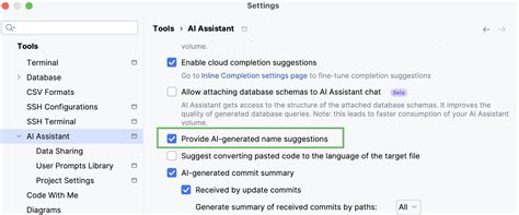 In Editor Code Generation Ai Assistant Documentation