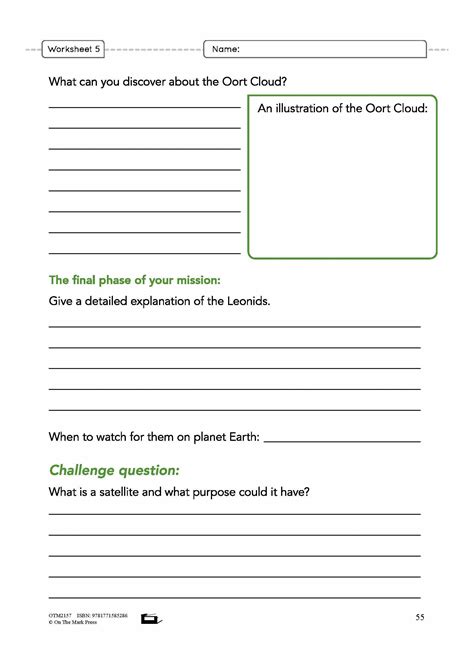 Asteroids Comets And Meteoroids Grade 6 Lesson Plan