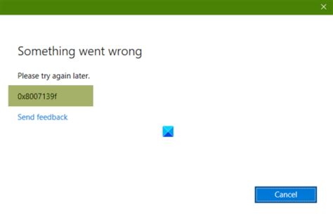 How To Fix Error Code 0x8007139f On Windows 11 10