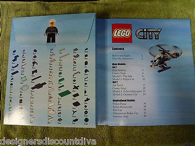 New Lego City Brickmaster 130 Bricks 2 Minifigures 9 Models Free