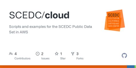 GitHub SCEDC Cloud Scripts And Examples For The SCEDC Public Data Set In AWS