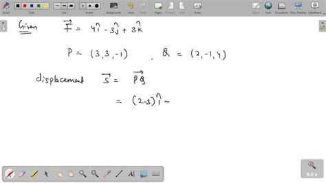 solved an object moves along a straight line path from p to q under the