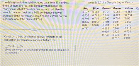 solved the data given to the right includes data from 37