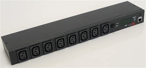 PDUeX MN 16A 08H PDUeXpert 1U 8 Way Horizontal Remote Monitoring PDU KVM Solutions