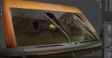 Windshield Wipers Texture Sequence Set Up In Blender