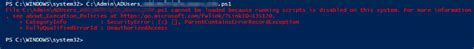 Powershell Running Scripts Is Disabled On This System It Blog