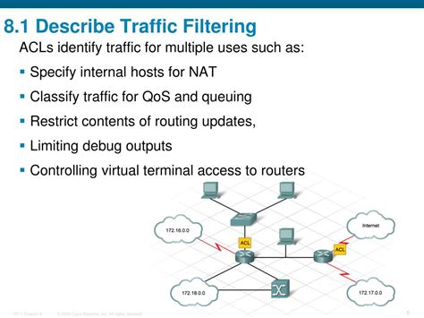 Ppt Filtering Traffic Using Access Control Lists Powerpoint