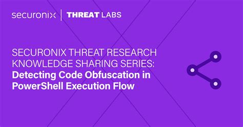 Mihir Nair On Linkedin Securonix Threat Research Knowledge Sharing Series Hiding The Powershell…