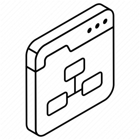 Web Sitemap Flowchart Flow Diagram Web Hierarchy Web Algorithm Icon Download On Iconfinder