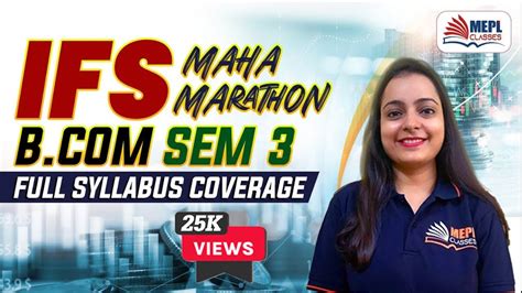 B Com Sem 3 Ifs Super Marathon Full Syllabus Coverage Mepl B