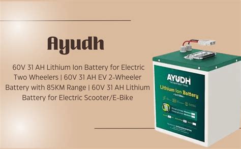AYUDH V AH Lithium IonBattery For Electric Two Wheelers V