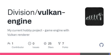 github division vulkan engine my current hobby project game engine with vulkan renderer