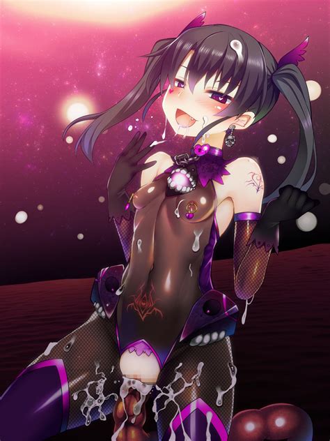 Rule 34 Alternate Eye Color Arm Tattoo Bare Shoulders Black Hair Blush Breasts Captive Bead