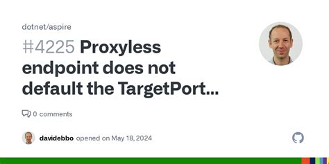 Proxyless Endpoint Does Not Default The Targetport When Using The