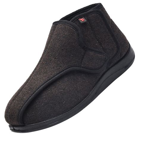 Alason Diabetic Slippers For Men Extra Wide Width Comfort For