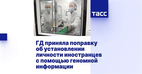 ГД приняла поправку об установлении личности иностранцев с помощью