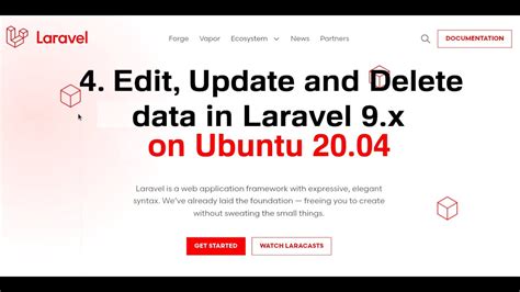How To Edit And Update Data In Laravel 9x How To Delete Data In Laravel 9x Step By Step