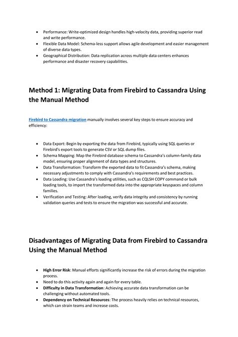 Firebird To Cassandra Migration Ask On Data Pdf