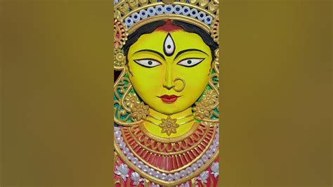 Durga Protima Art Shortvideo Tharmocol Youtube