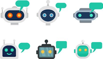 Chatbot Sms Icon Simple Style Royalty Free Vector Image