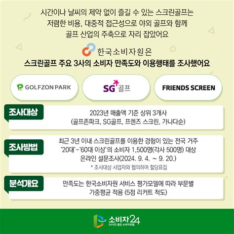 스크린골프장 서비스 비교 조사 결과 분석 어떤 스크린골프장이 가장 좋을까