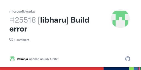 Libharu Build Error · Issue 25518 · Microsoftvcpkg · Github