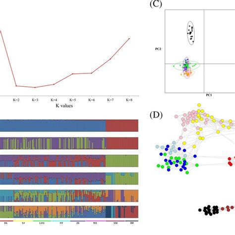 Population Structure Analysis A Cv Plot For The Admixture Analysis Download Scientific